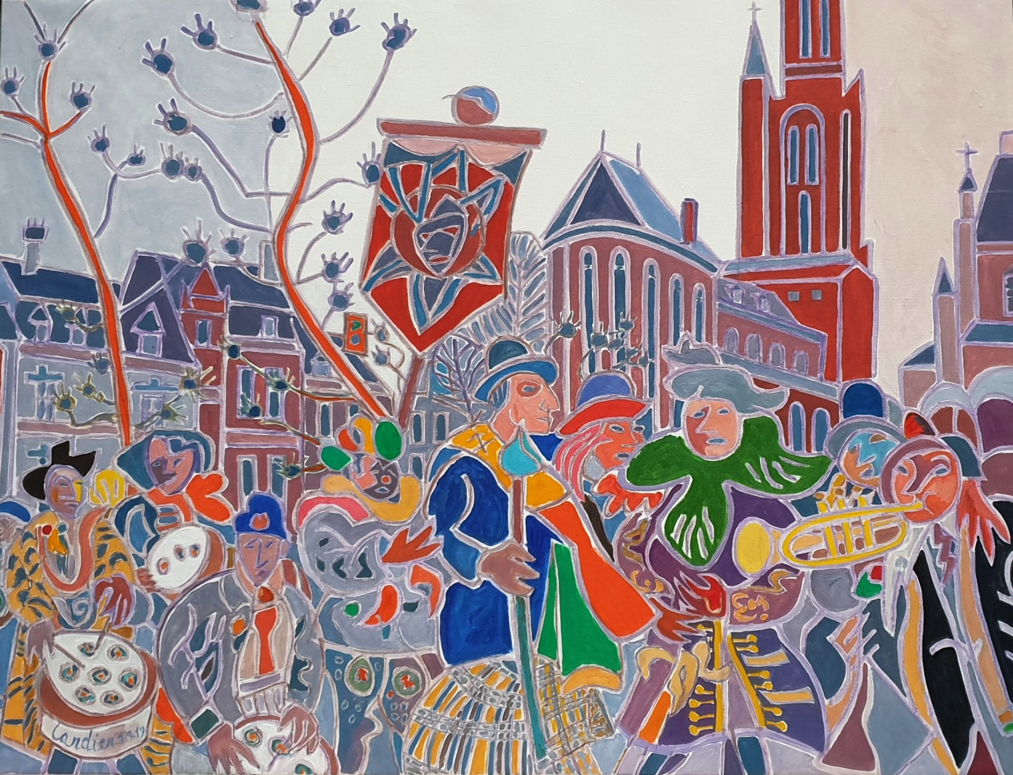 Henri landier painting collection - Kroon Gallery