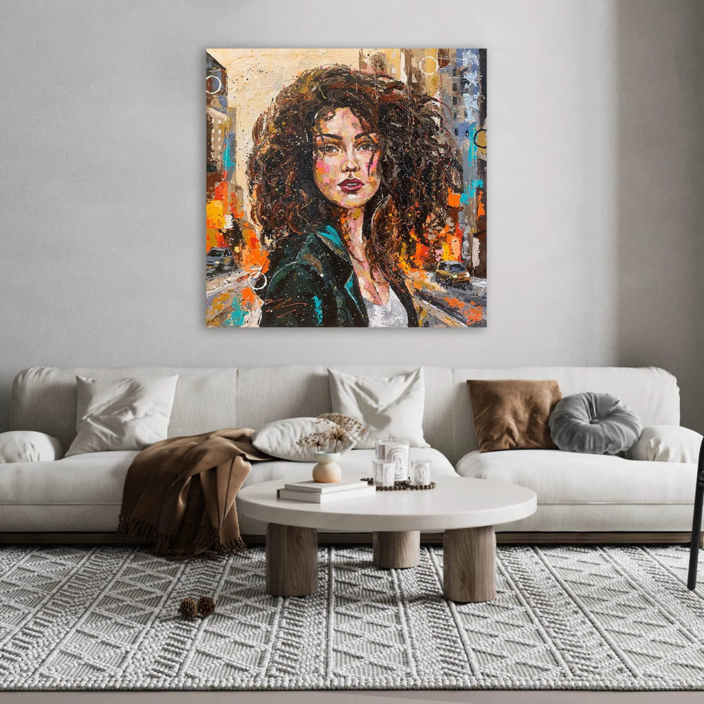 City of blinding lights - by Marloes Nydam (original piece) - Kroon Gallery